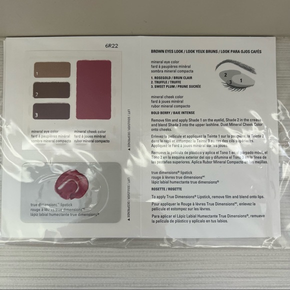 Mary Kay | Makeup | New Mary Kay Color Cards For Brown Eyes Pack Of 5 ...